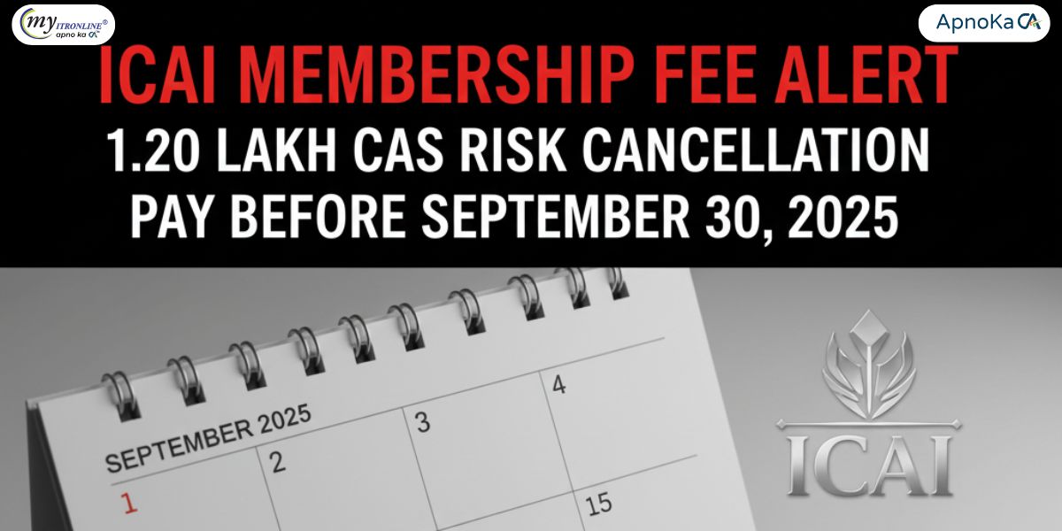 ICAI Membership Fee Deadline: 1.20 Lakh Members at Risk Pay Before ...