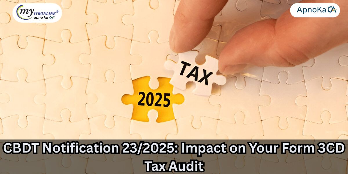 Form 3CD Amendments (AY 2025-26): Guide to CBDT Notification 23/2025