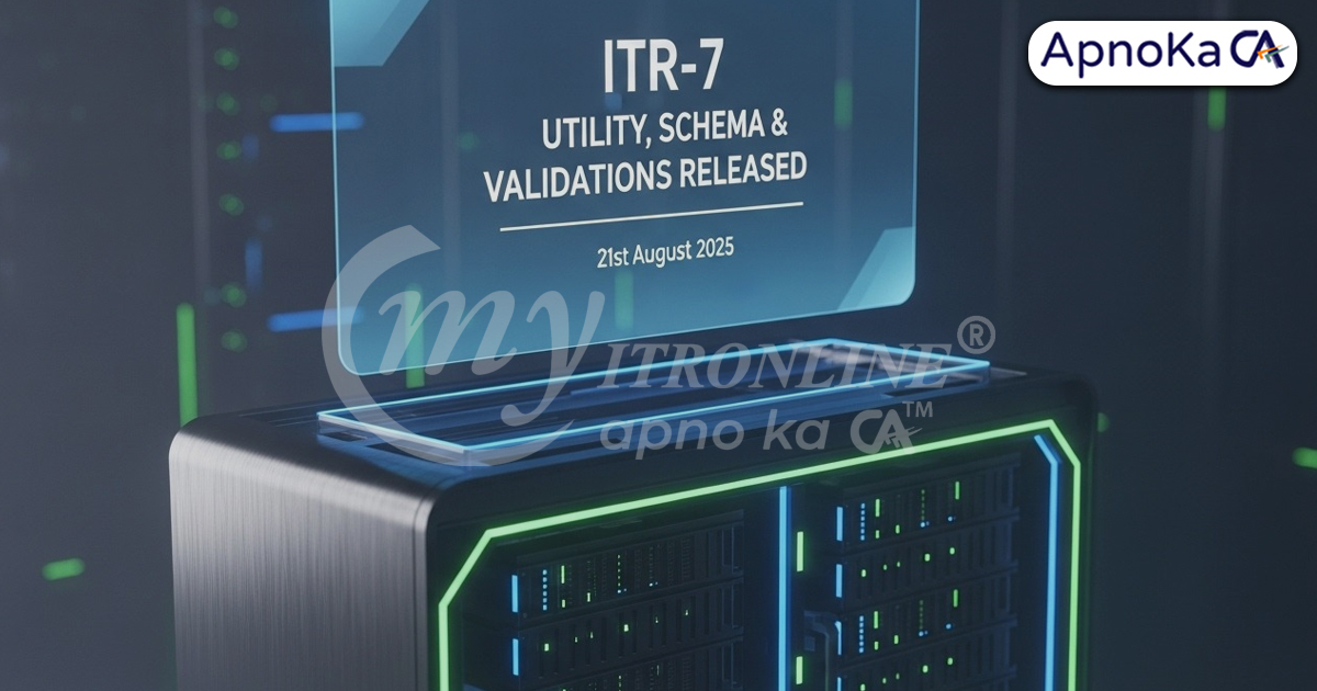 ITR-7 Form AY 2025-26 – Utility, Schema & Validation Details
